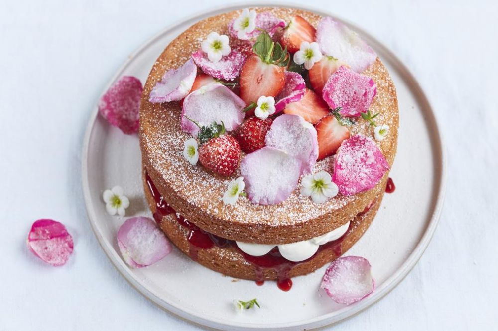 Classic Rosewater Victoria Sponge